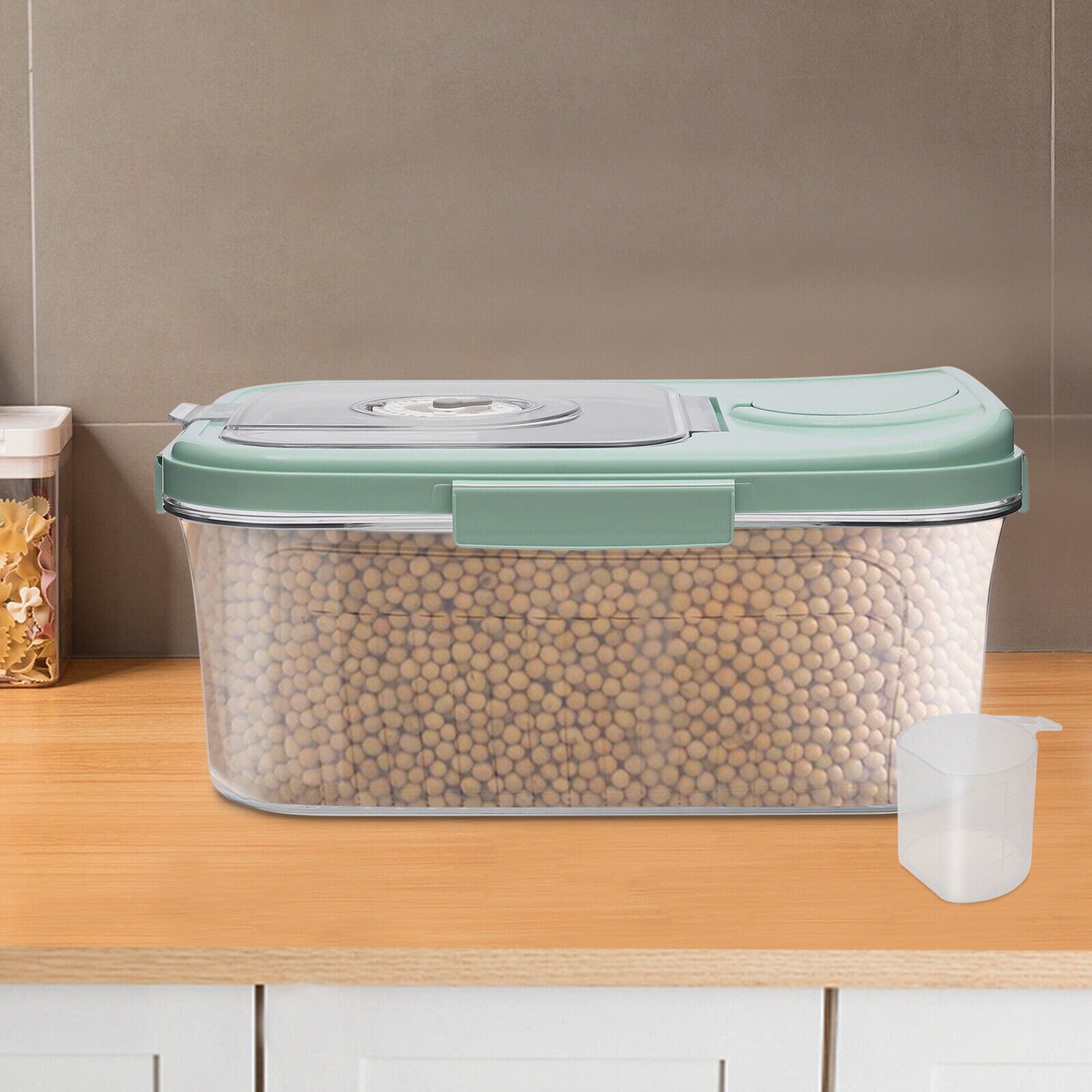 5KG Rice Storage Box Rice Dispenser Rice Container Grain Storage Jar ...