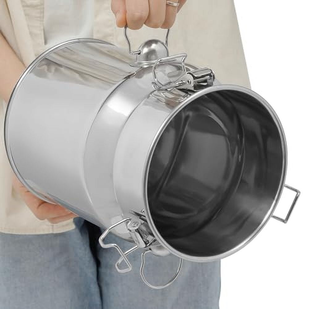 5L/1.32Gallon Stainless Steel Milk Can, Milk Container Milk Jug Milk ...