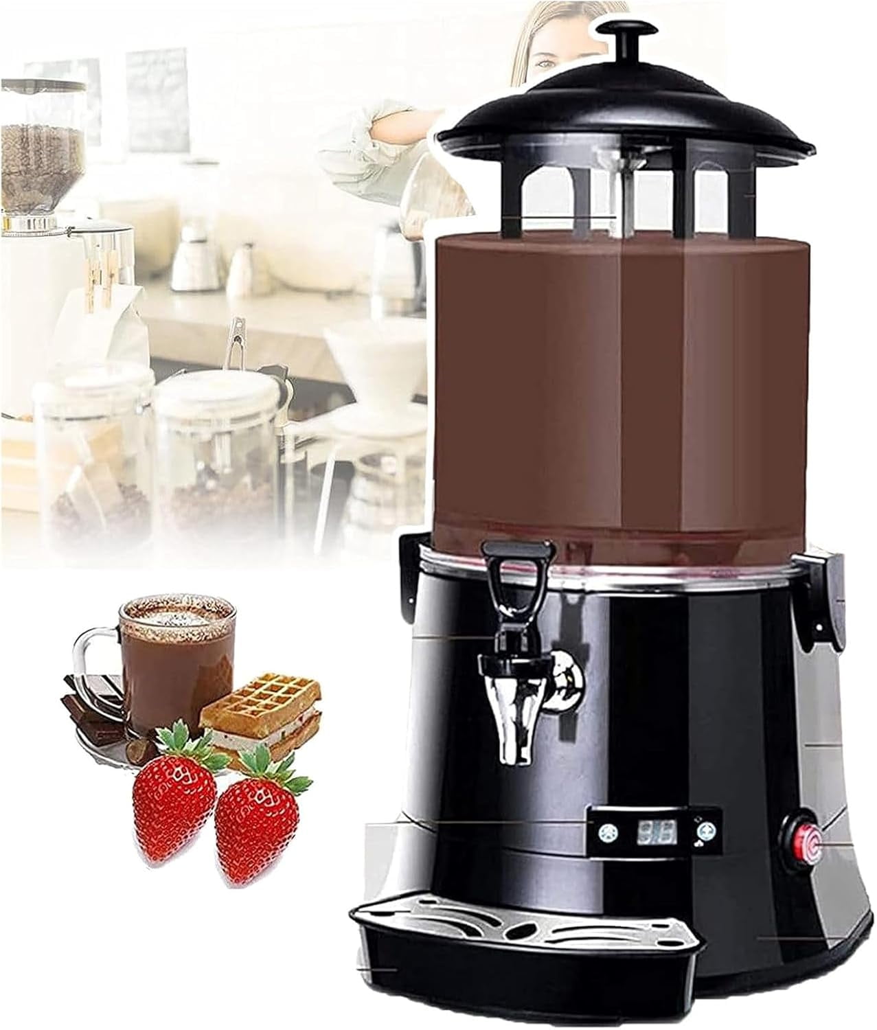 5L/10L Chocolate Dispenser W/Led Display, Electric Machine Hot ...