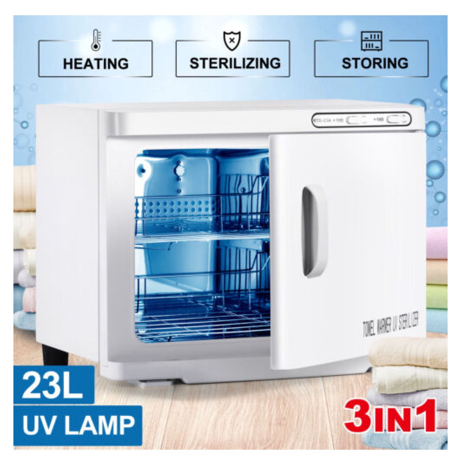 5L/16L/18L/23L/32L Hot Towel Warmer Cabinet UV Sterilizer Facial BeautySpa Salon - Walmart.com