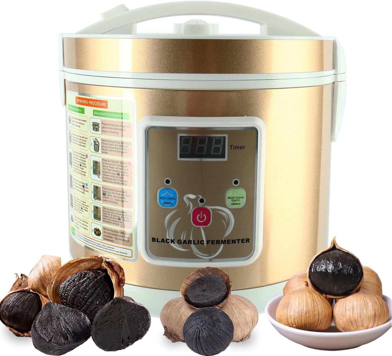 5L Black Garlic Fermenter Machine Automatic Maker Heating for Kimchi ...