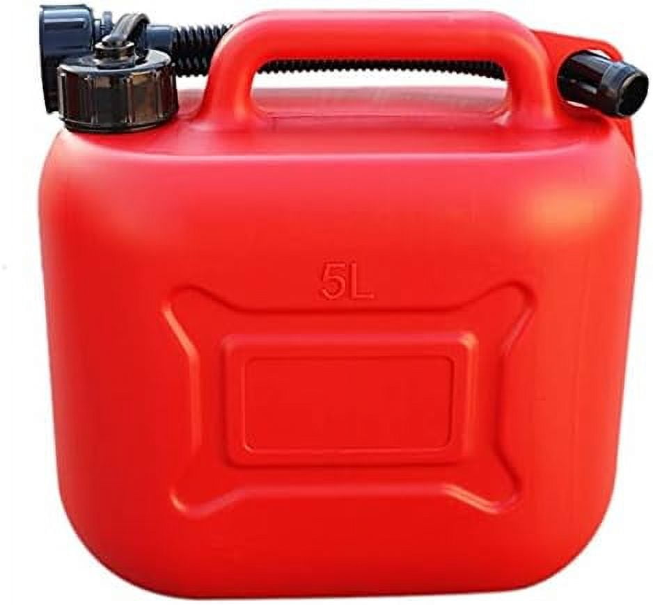 5L Car Fuel Tank Can Spare Plastic Petrol Container Anti-Static Fuel ...
