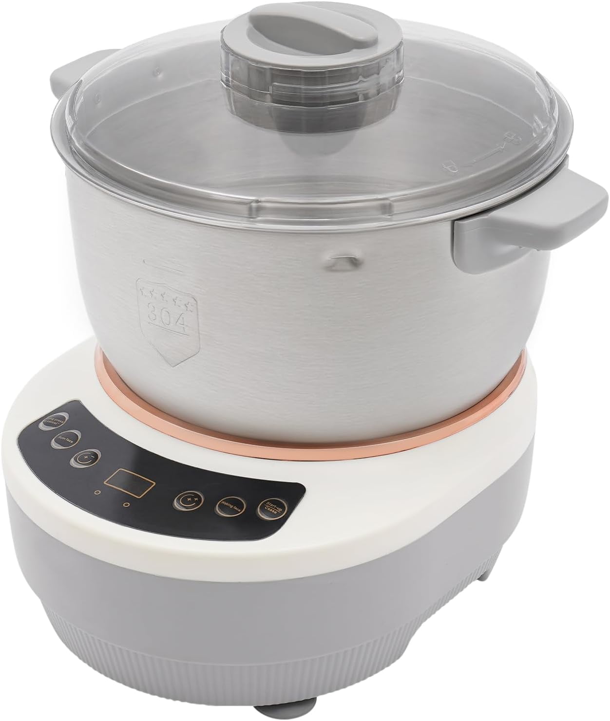 5L Electric Dough Maker with Ferment Function Bread Dough Mixer Machine ...