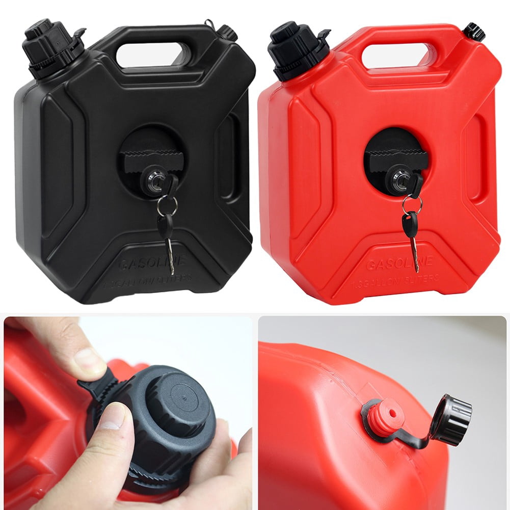 5L Flat Container With Lockable Mount For Off-Road Adventures! Black ...