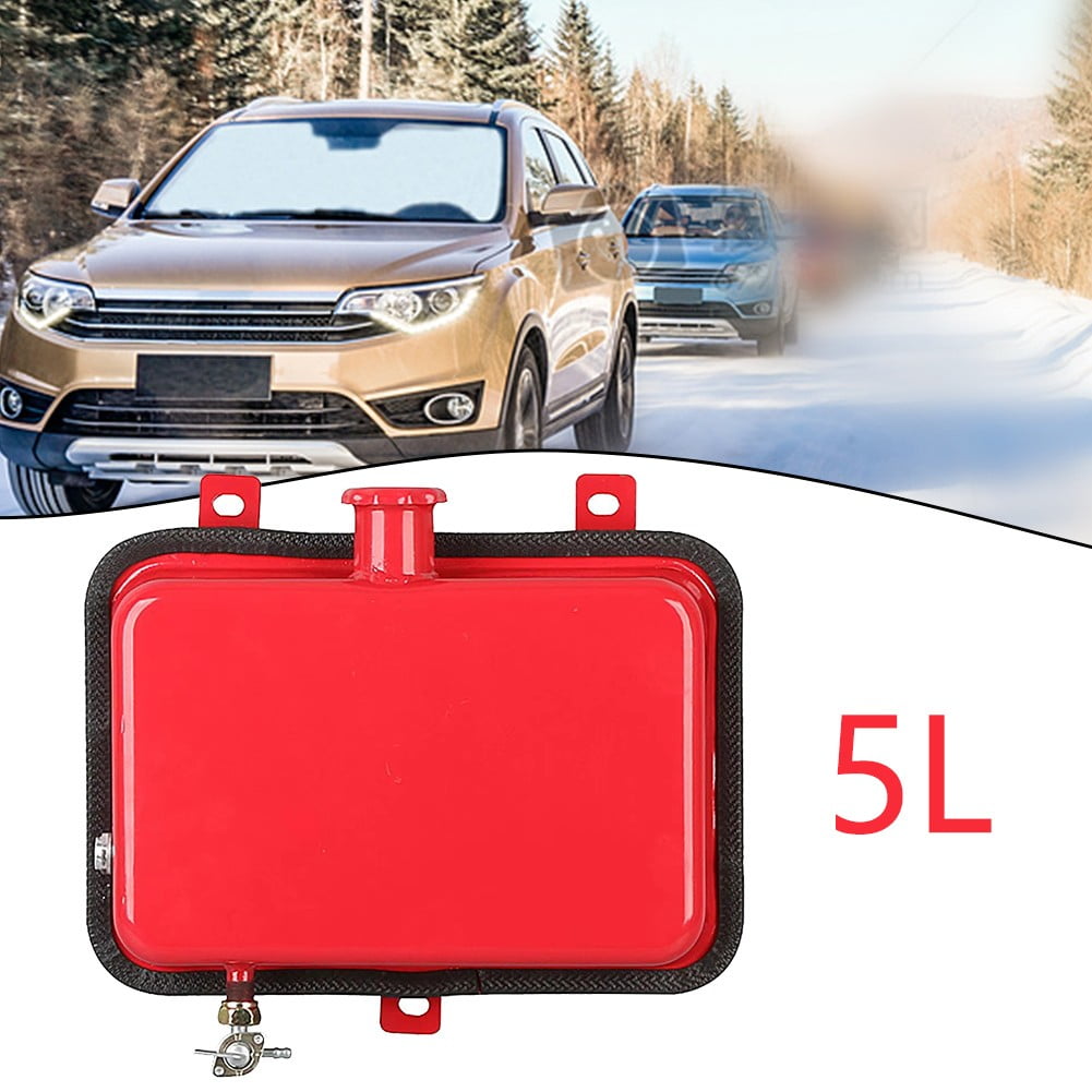 5L Iron Oil Pot with Filter Fuel Oil Tank For Car Truck Diesel Air ...