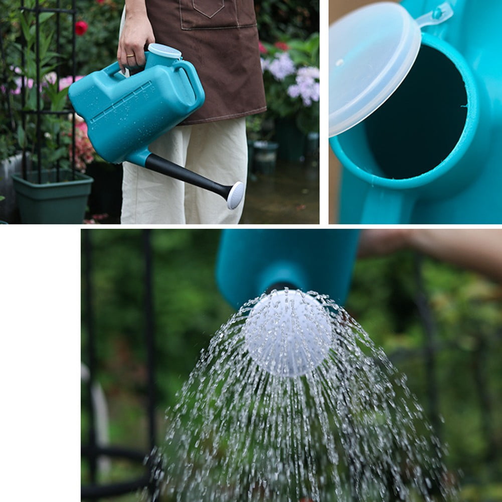 5L Large Capacity Garden Watering Can With Long Mouth Plastic Plant ...