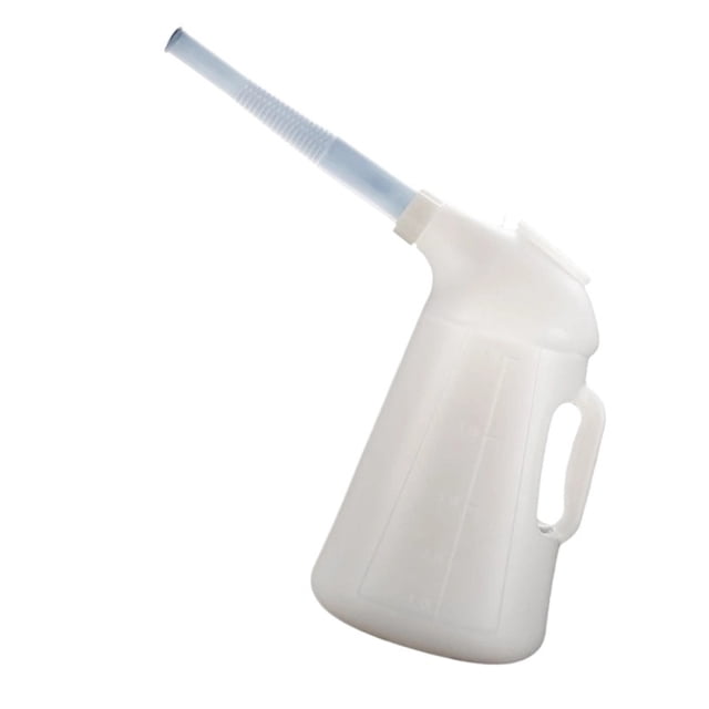 5L Oil Measuring Container with Scale with Cap Leakproof Oil Pot Bottle ...