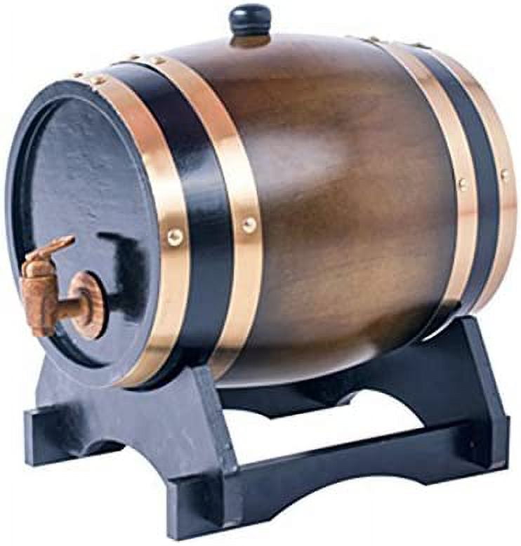 5L Whiskey Barrel Dispenser Oak Aging Barrels Home Whiskey Barrel ...