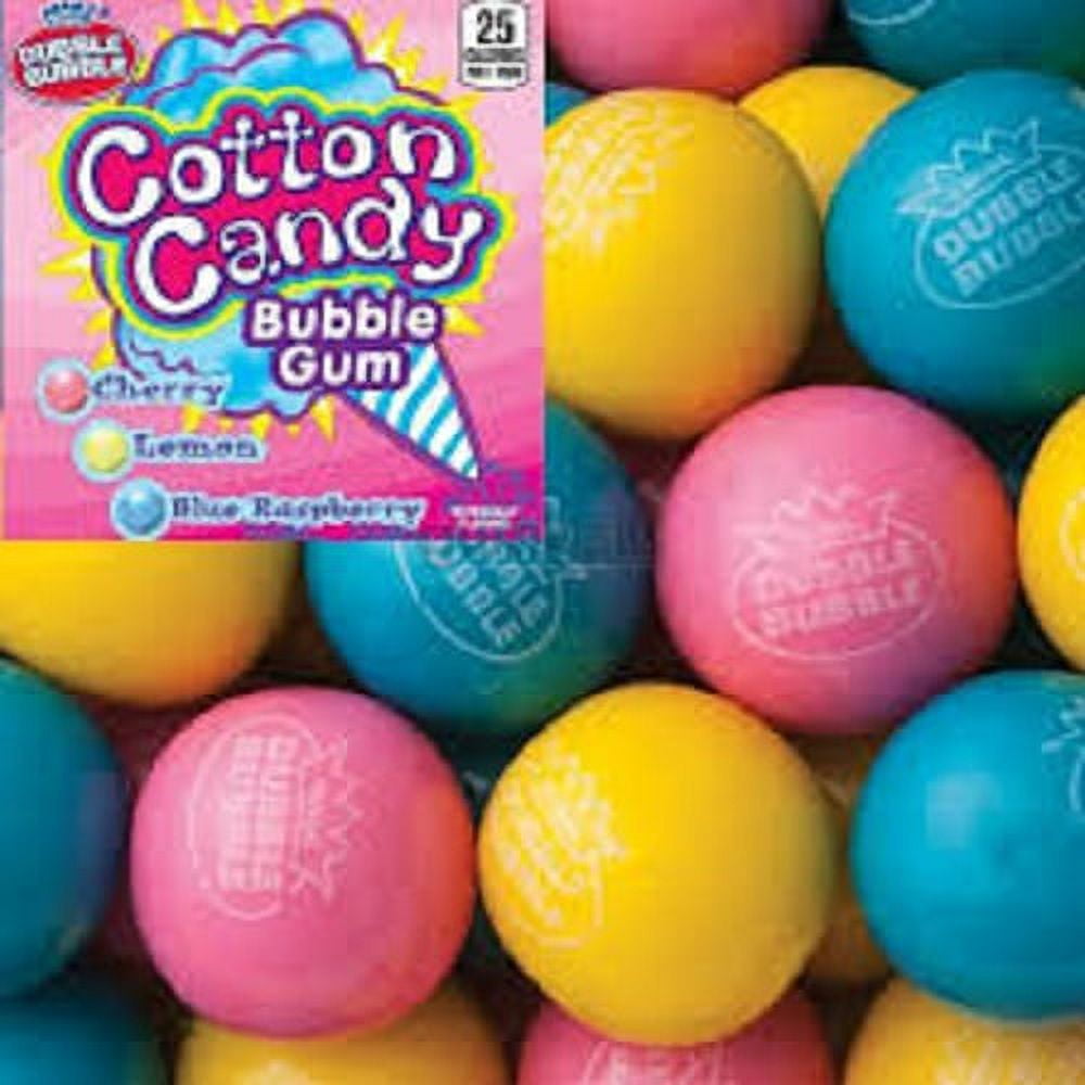 5LB COTTON CANDY DUBBLE BUBBLE 1" 24MM VENDING MACHINE BULK GUMBALL ...