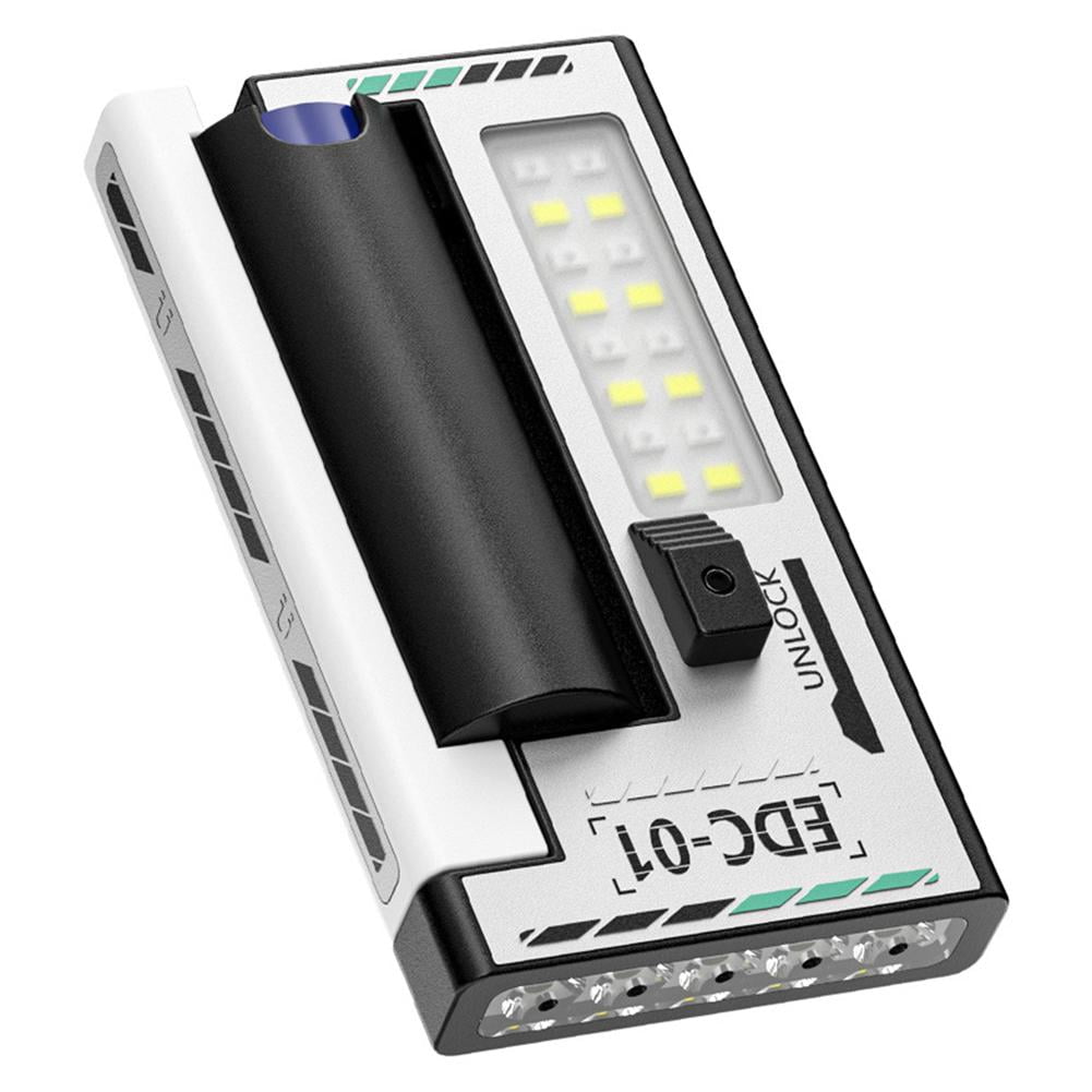 5LEDCOB Dual Light Source Bright Flashlight Portable 1200mAh 1200lumens ...