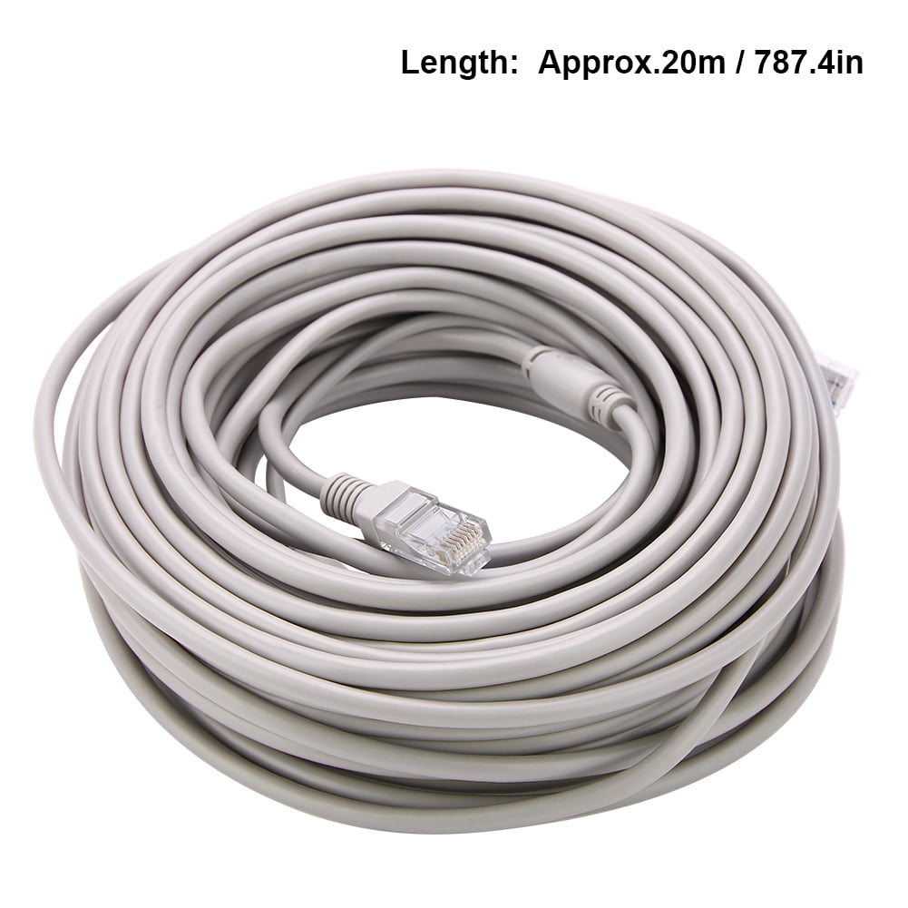 5M/10M/15M/20M RJ45+DC Ethernet CCTV Cable for IP Cameras NVR System ...