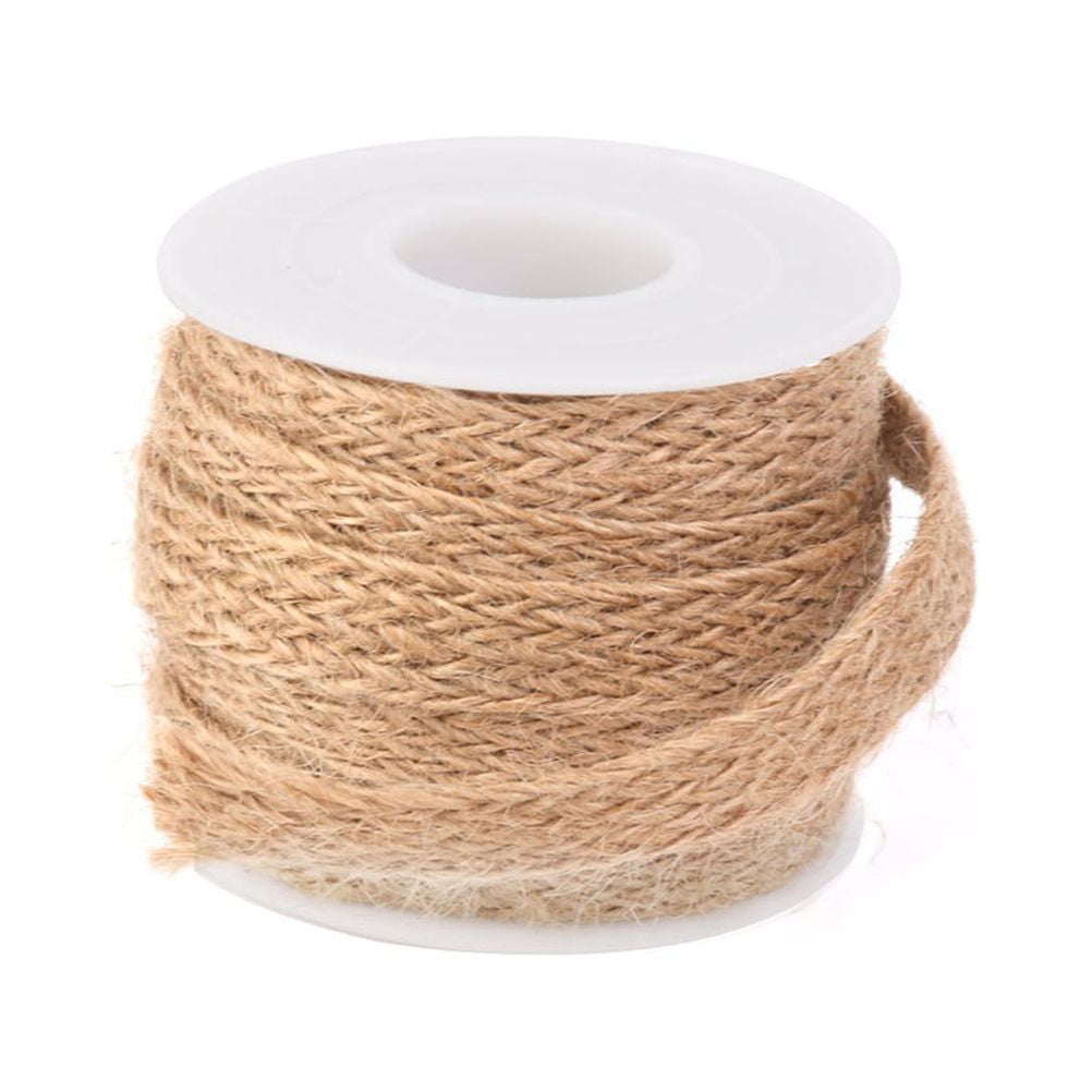 5M*10MM Braided Hessian Burlap Rope Craft Ribbon (Brown) - Walmart.com