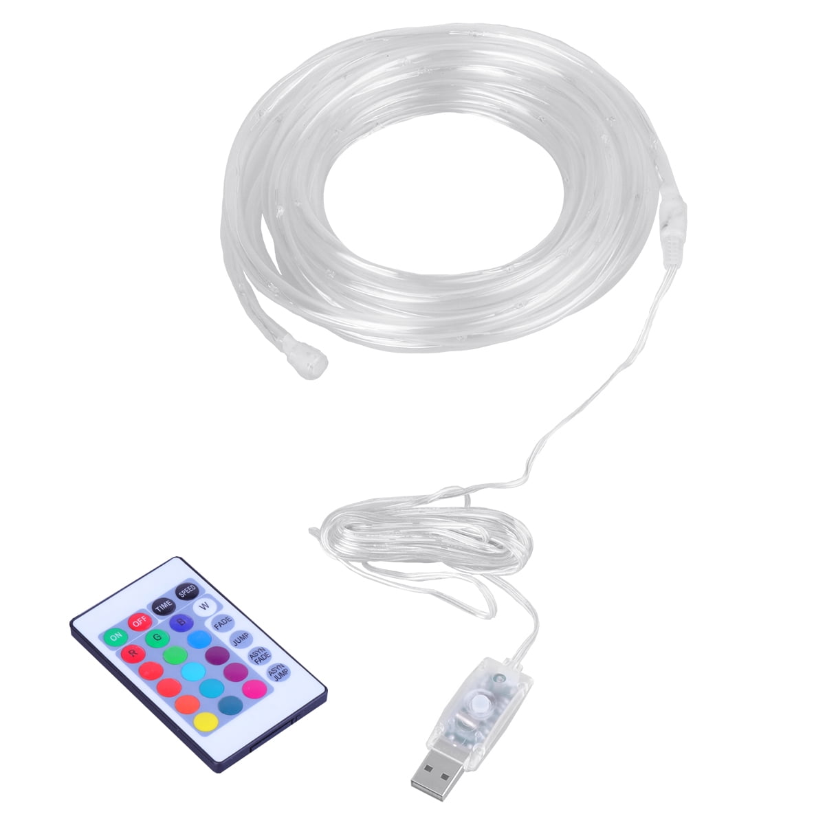 5M 50 LEDs Tube Light Decoration USB Hose Lamp Waterproof Outdoor ...