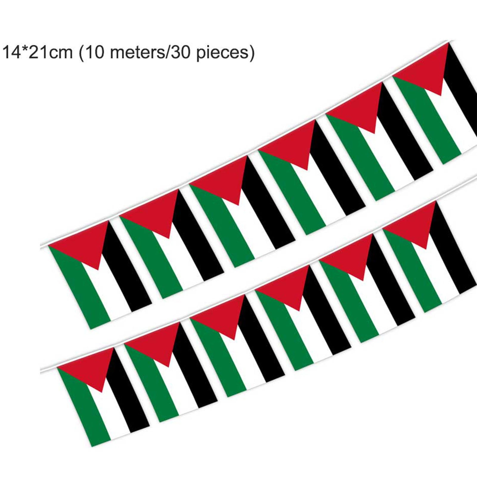 5M/8M/10M Palestine Flag Small 14x21cm Palestine Hand Waving Flag ...