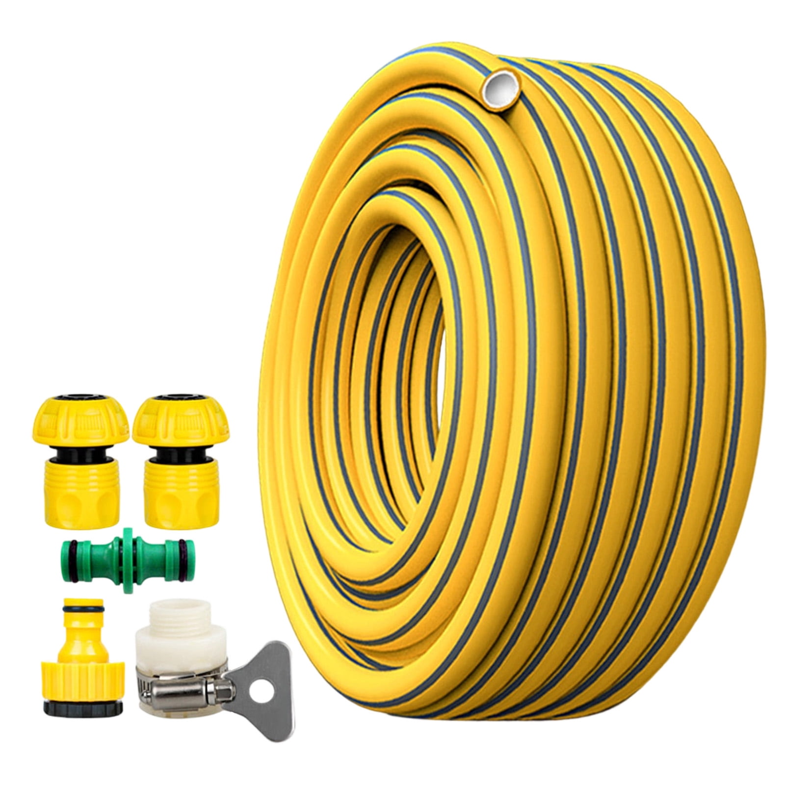 5M All Season Leak-Proof Rubber Water Hose, Flexible Water Pipe for ...