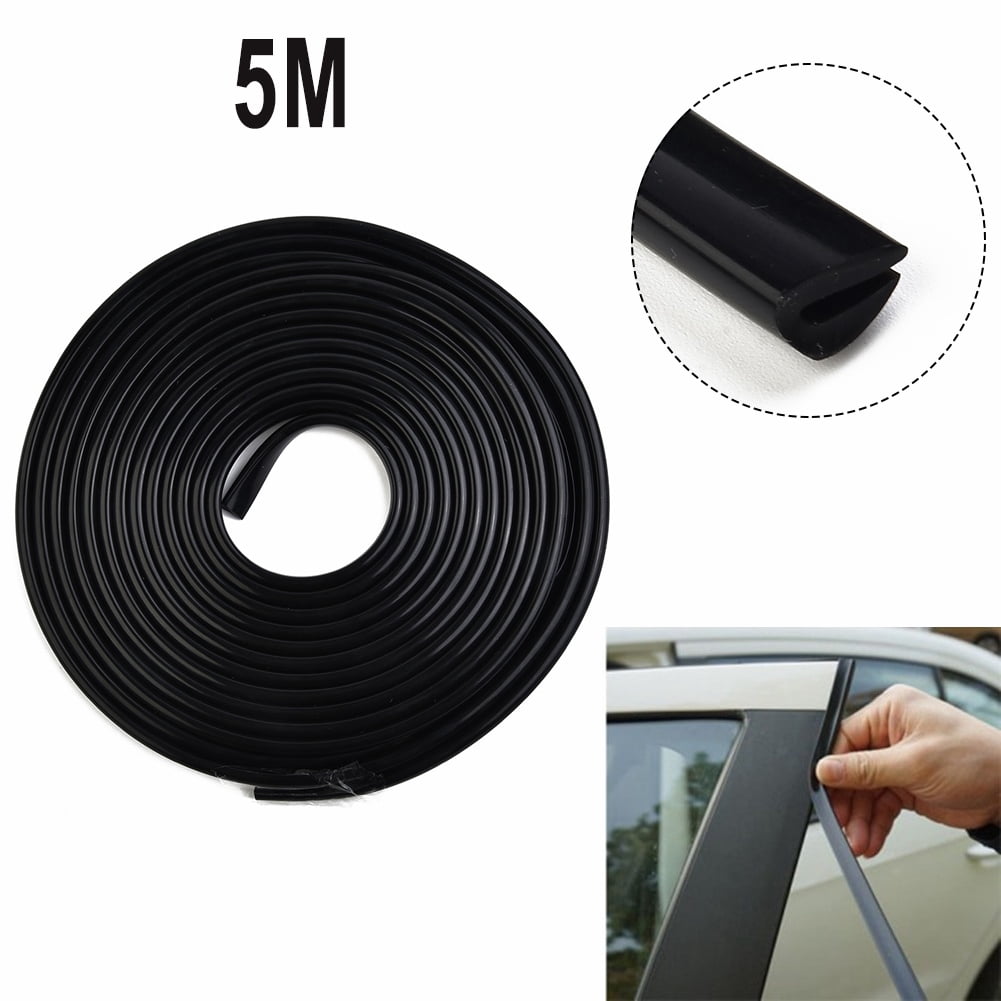 5M Car Door Edge Protector Strip Trim U-shape Rubber Guard Seal ...
