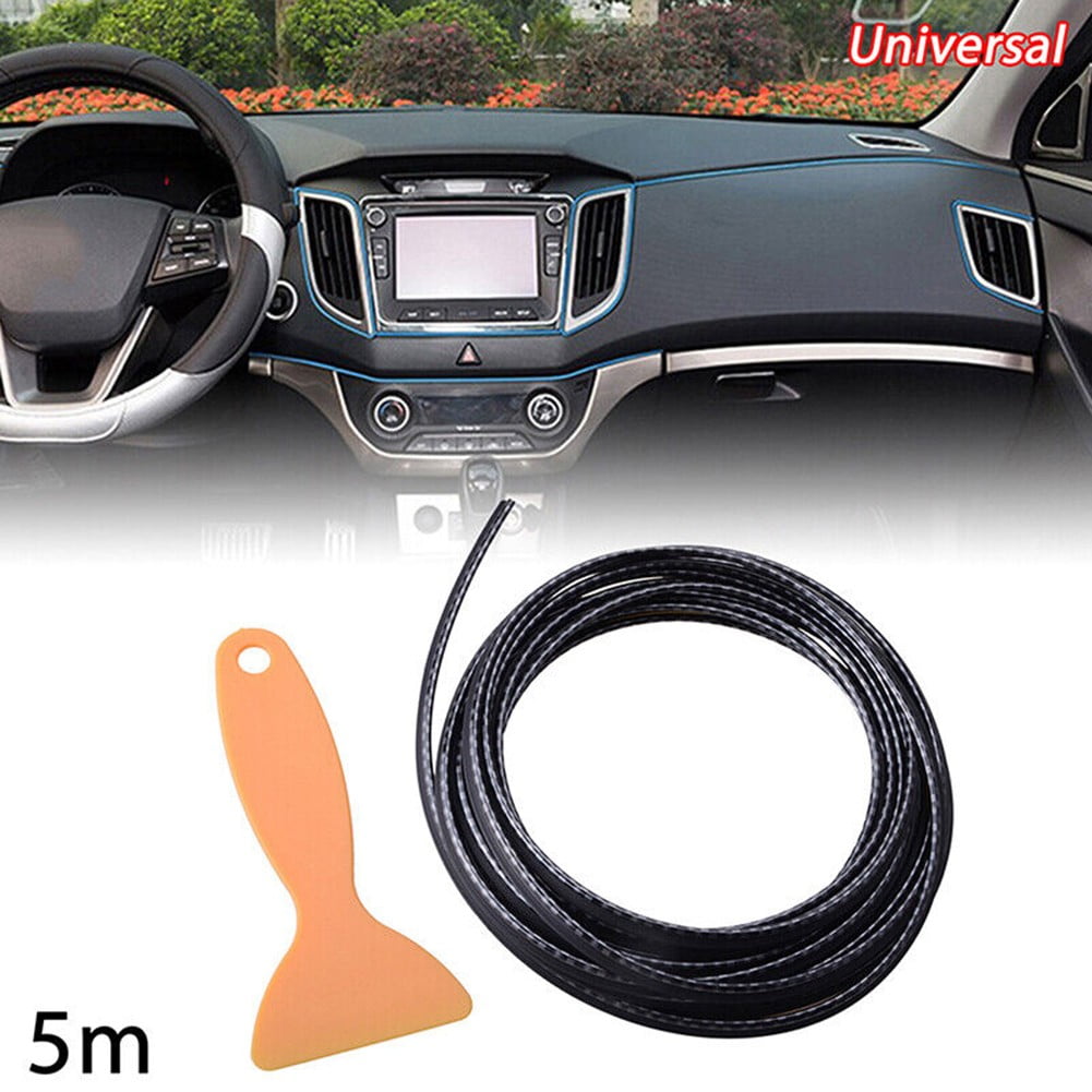 5M Car Interior Door Gap Panel Edge Line Molding Trim Strip Decor ...