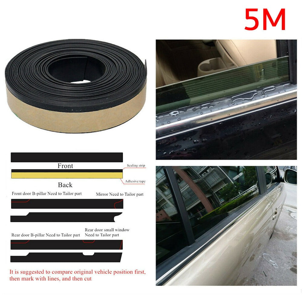5M Car Windshield Seal Strip Sunroof Triangular Windo Sealing Trim ...
