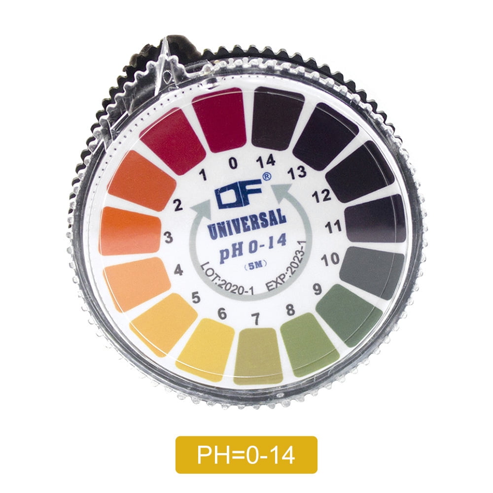 5M PH Test Paper Alkaline Acid Indicator Meter Test Paper Roll 0-14 1 ...