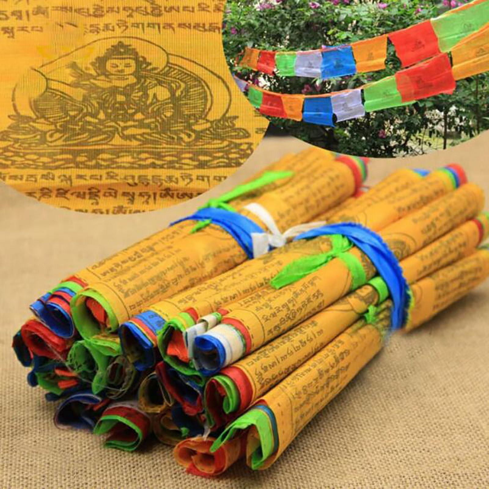5M Religious Flags Tibetan Buddhist Supplies Colour Tibet Banner Garden ...