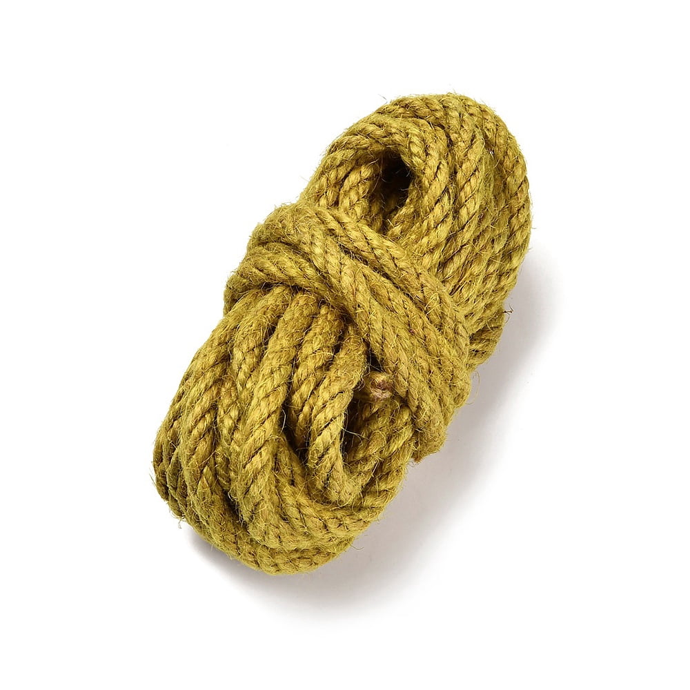 5M Round Twisted Jute Cord Jute String Jute Twine for Jewelry Making ...