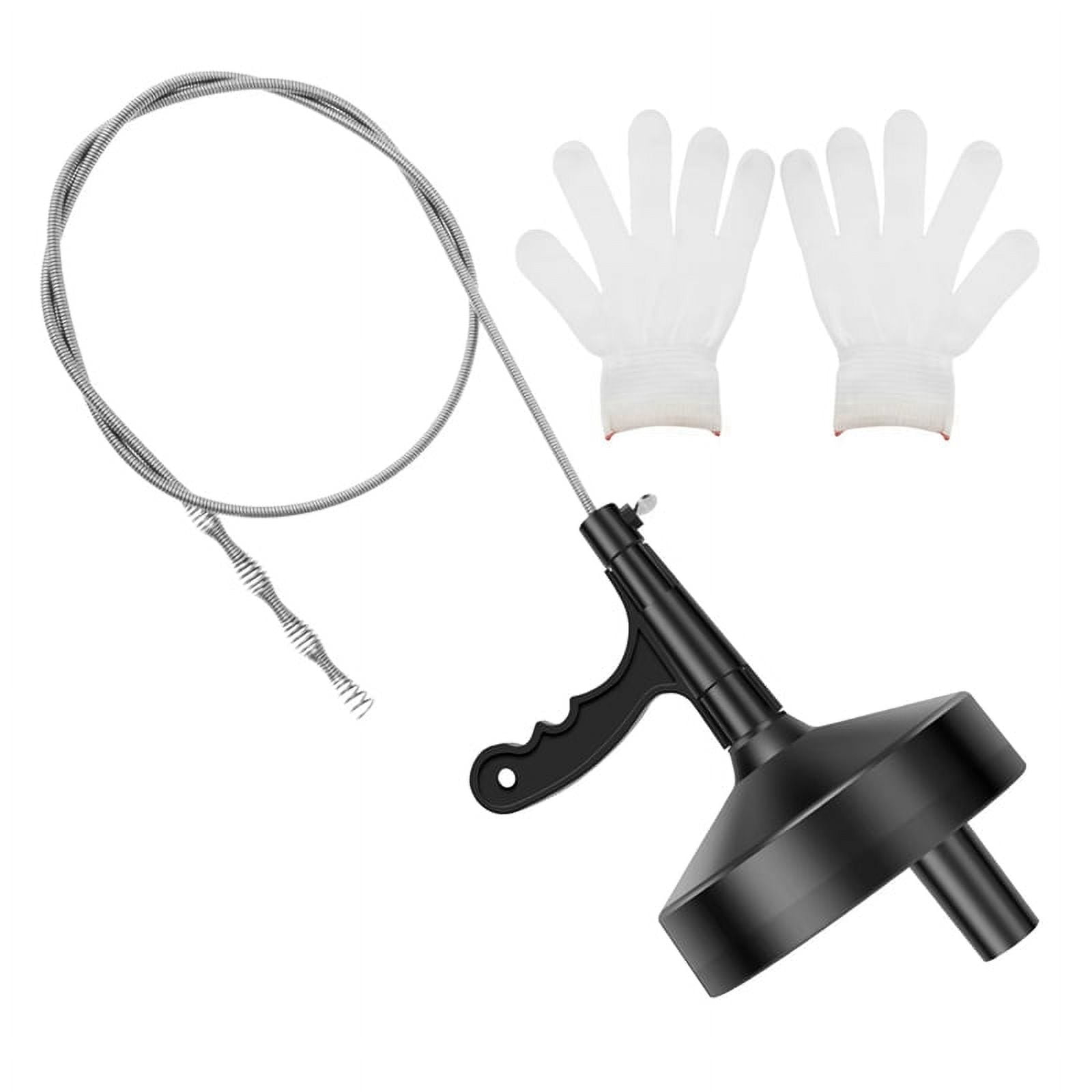 5M Spiral Clog Removal Tool Kitchen Drain Sewer Unclogging Hair Clog ...