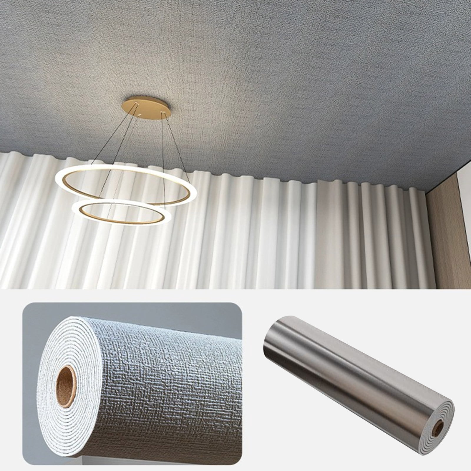 5M Wallpaper Ceiling Wallpaper Self AdhesiveWaterproof Soundproof Wall ...