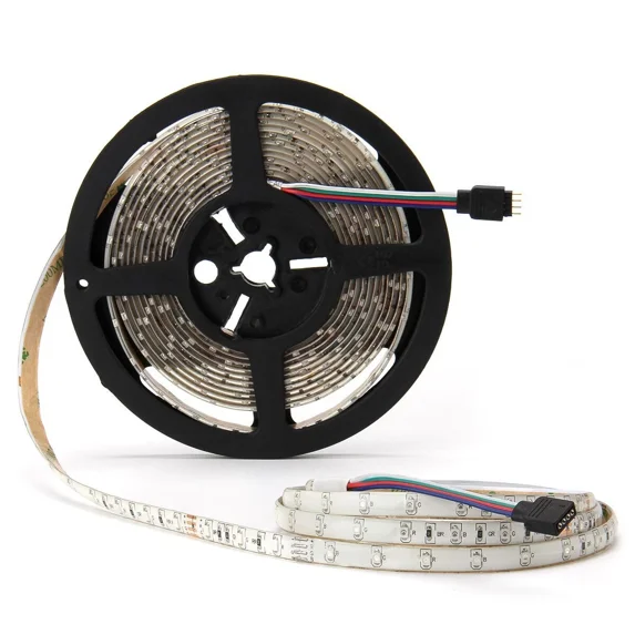 5M Waterproof Rgb Led Light Strip Rope Tape Light Xmas Tree + Remote ...