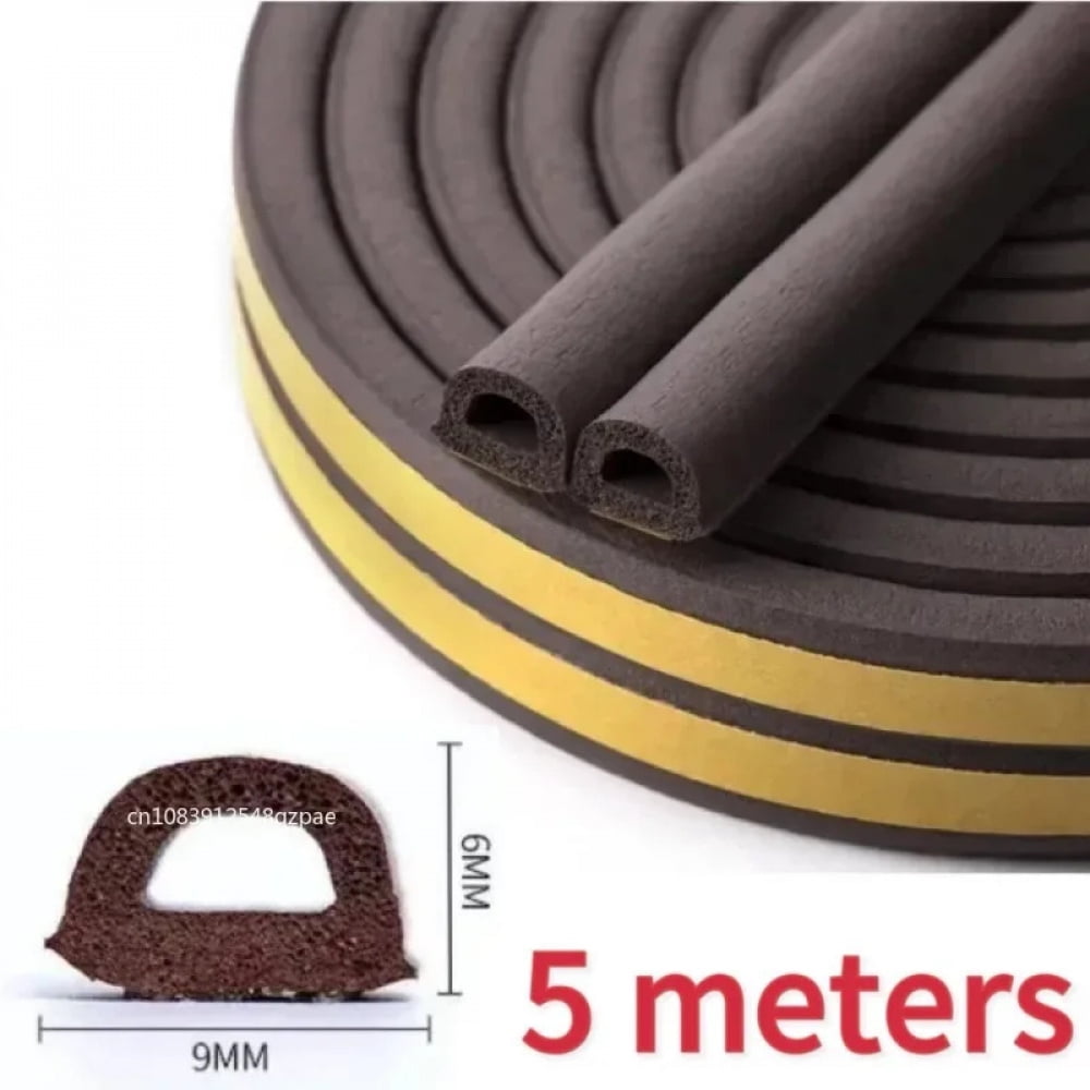 5M Weather Stripping Door Seal Window And Door Seal Strip Soundproofing ...