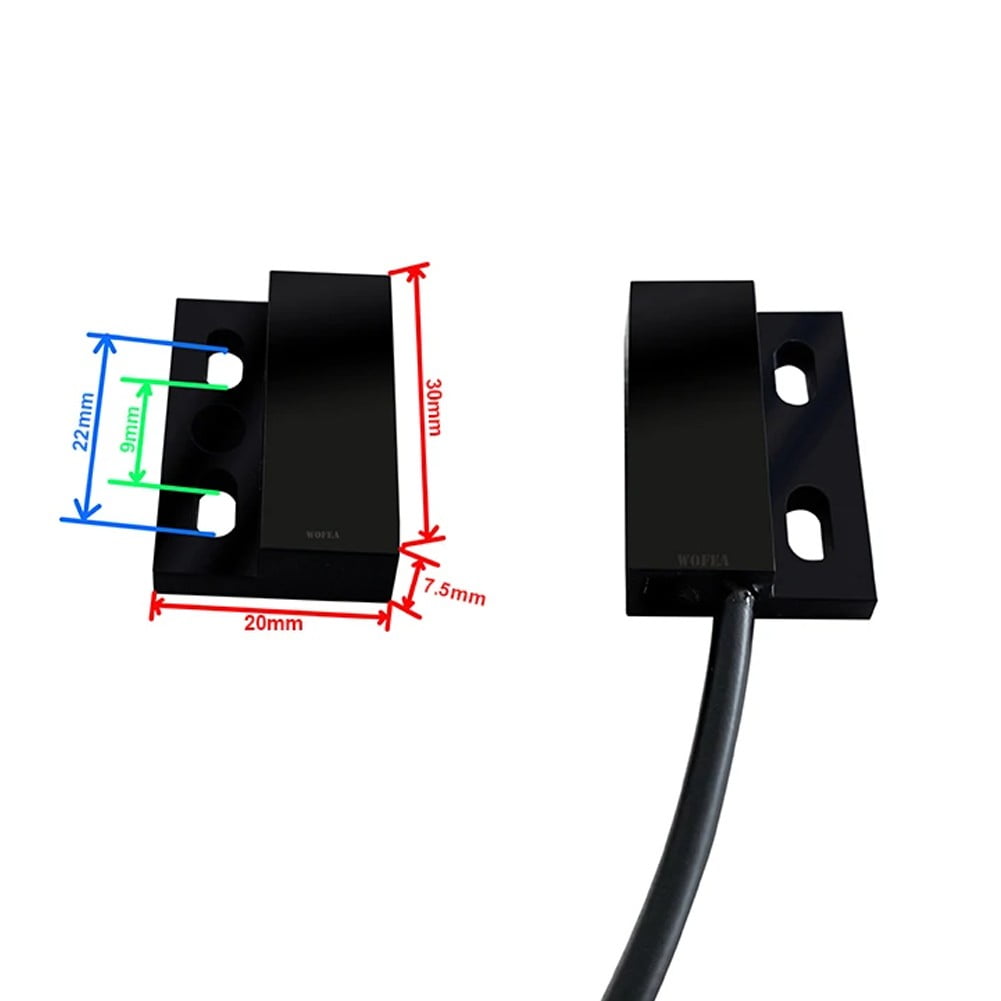 5M Wired Door Sensor Ndfeb Magnetic Sensor Switch For Open Detector ...
