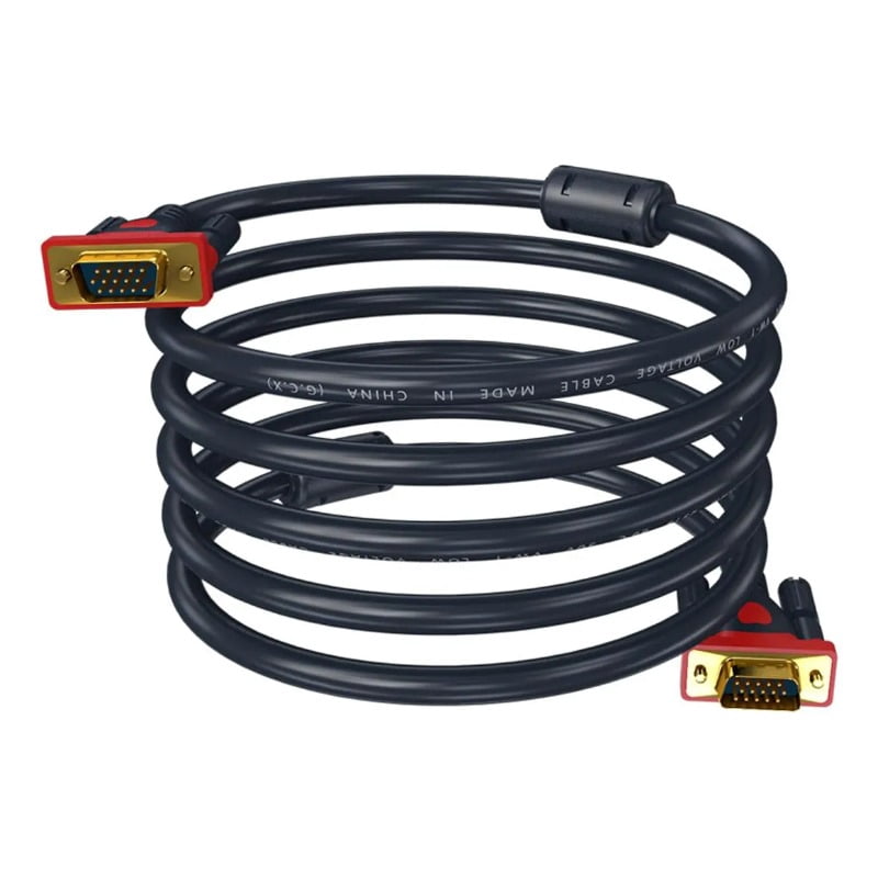 5M vga cable 3+9 high-definition video cable engineering cable vga tv ...