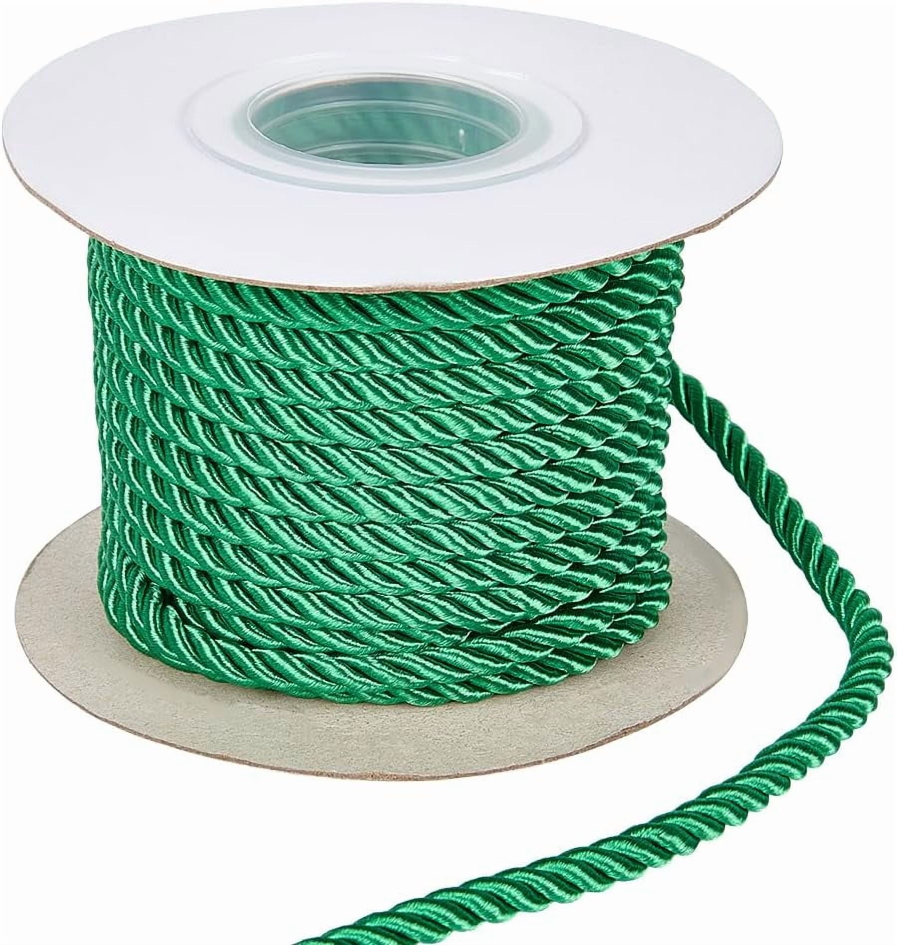 5MM 10.94 Yards 3 Ply Dark Green Twist Grad Honer Cord Trim Braid ...
