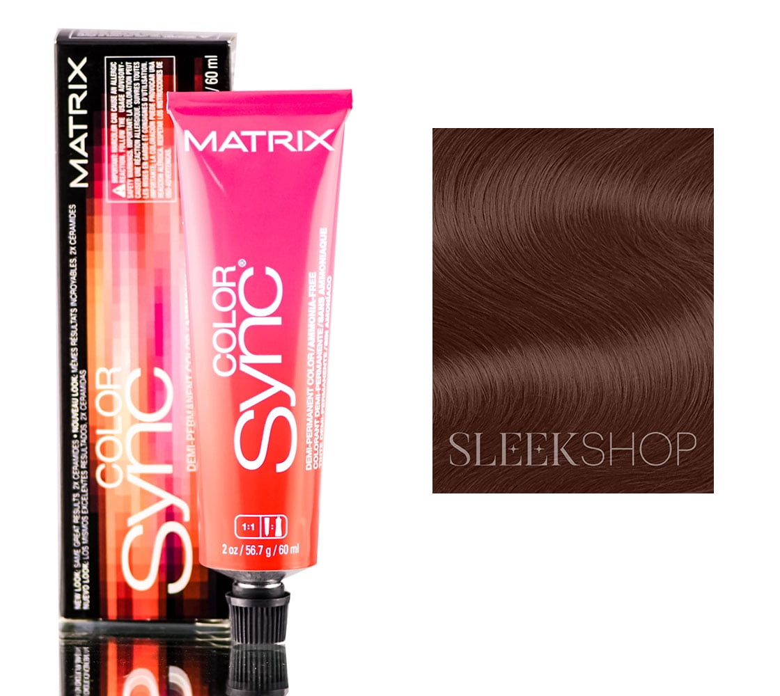 {5MM - Medium Brown Mocha Mocha} Matrix SoColor Sync Demi Pre-Bonded ...