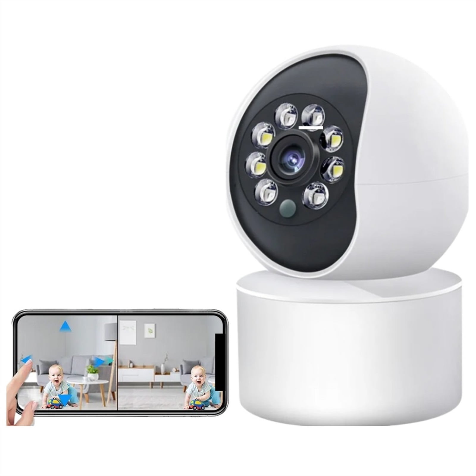 5MP Camera Dual Lens Security Night Vision Color Surveillance Cameras ...