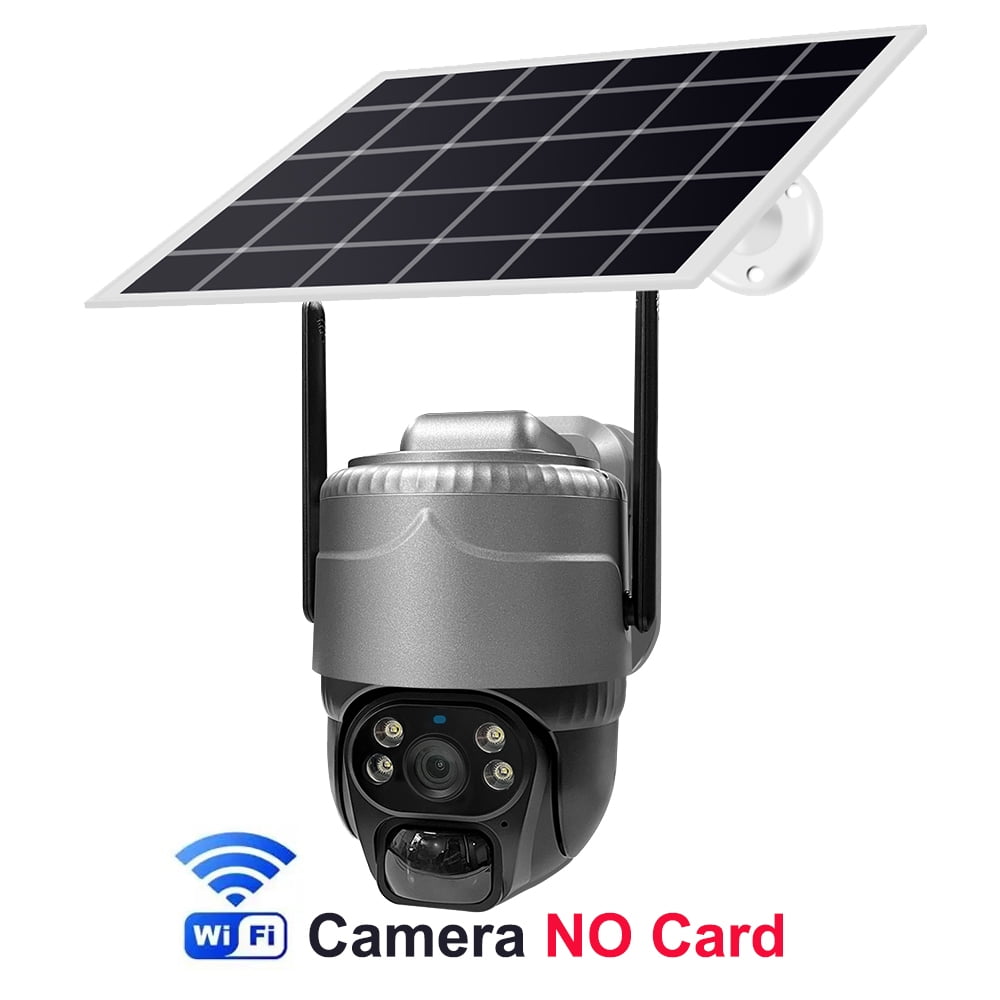 5MP WiFi/4G Solar IP Camera Outdoor IP66 Waterproof Wireless Battery Monitor Alarm PIR Motion ...