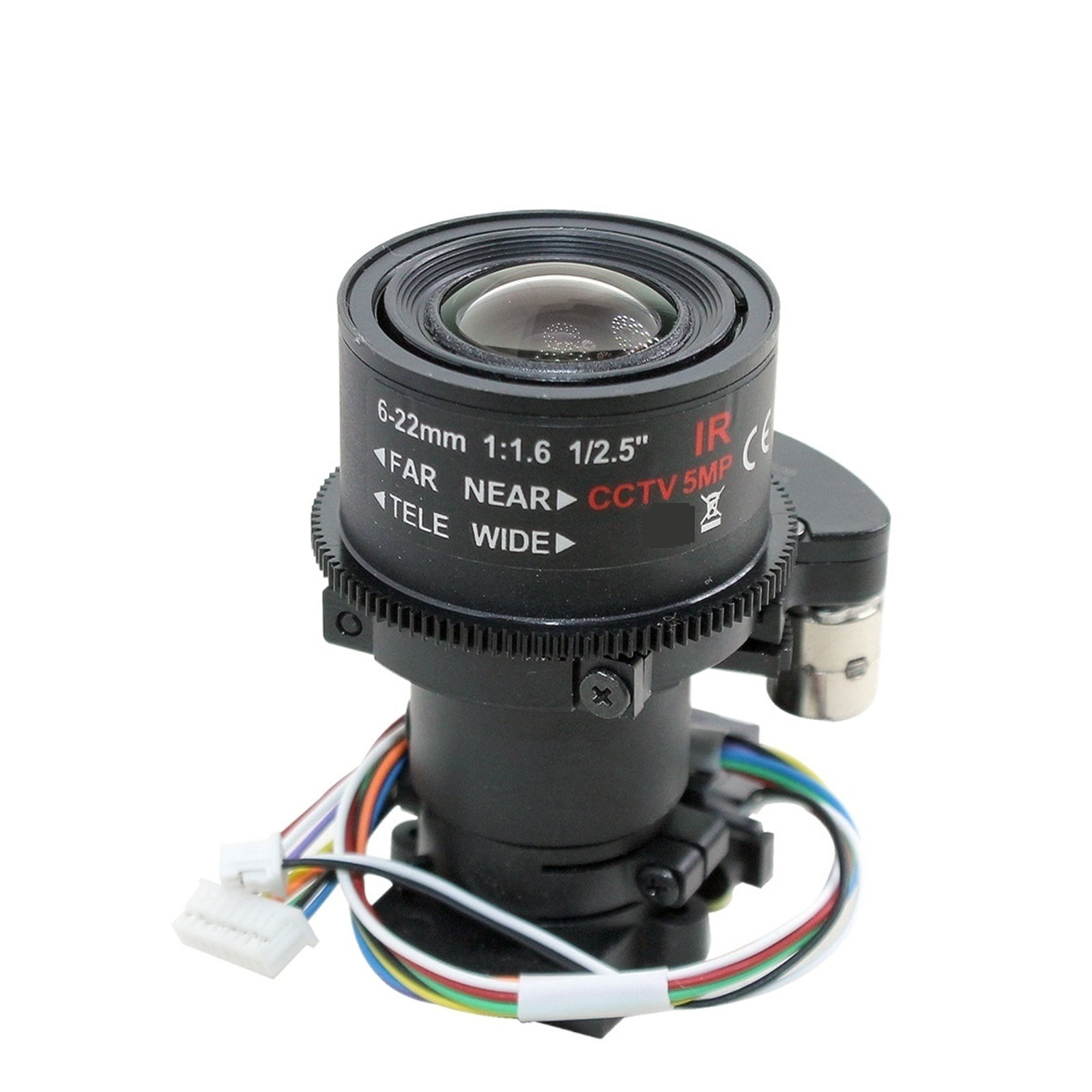 5Megapixel Varifocal CCTV Lens 6-22mm D14 Mount With IR CUT Motorized ...