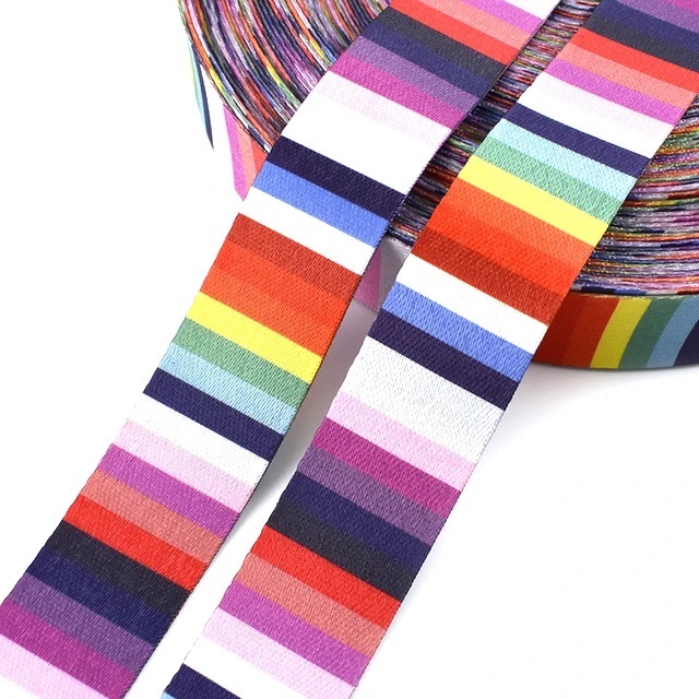 5Meters Printed Webbing Tape 38mm Polyester Bag Strap Ribbon Handbag ...