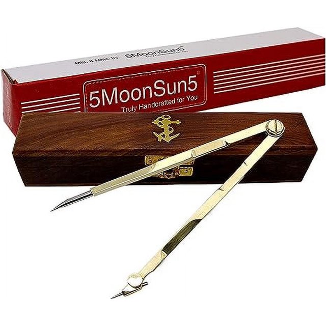 5MoonSun5's Pencil Marking Compass Circle Leather Scratch Compass Maker ...