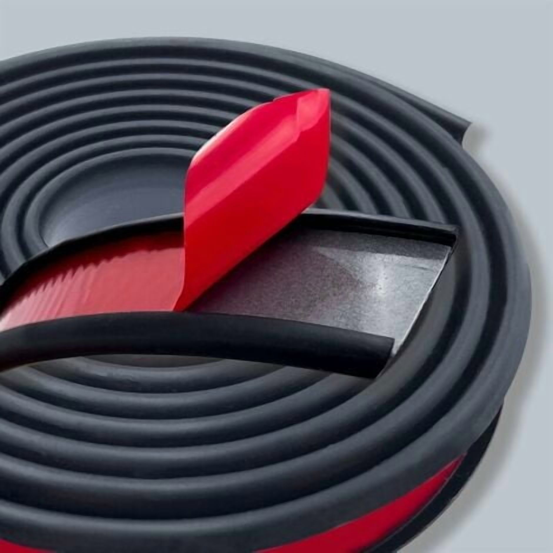 5Mx18mm U Shape Black Flexible Plastic Edge Banding, Iron-Free TPE ...