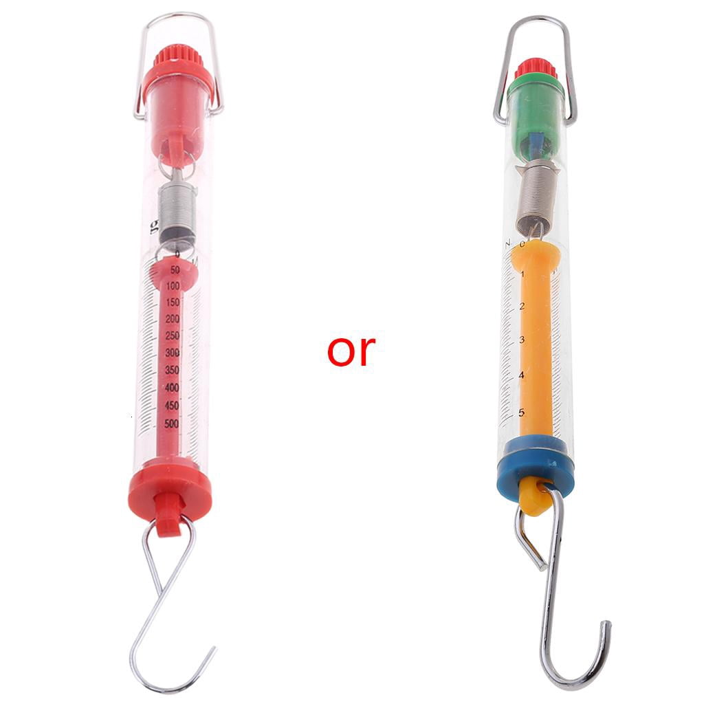 MOMOJIA Scientific Plastic Tubular Spring Scale 500g/5N Weight Capacity ...