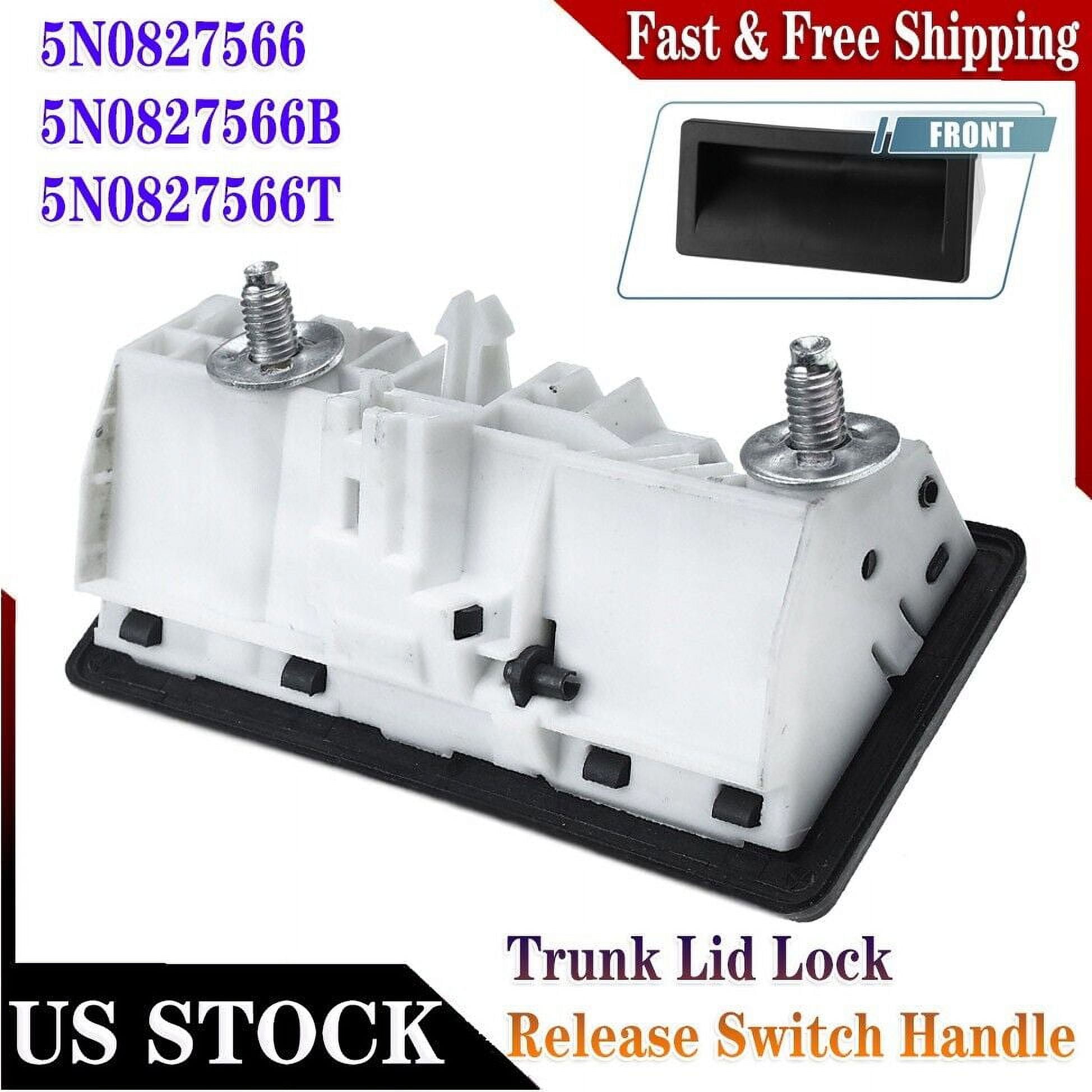 5N0827566 Trunk Lid Release Lock Switch Handle For VW Jetta 10-17 ...