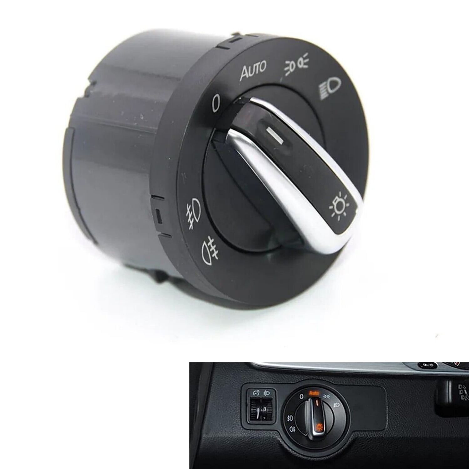 5ND941431B Headlight Switch Fog Head Light Lamp Knob For VW Golf Passat ...