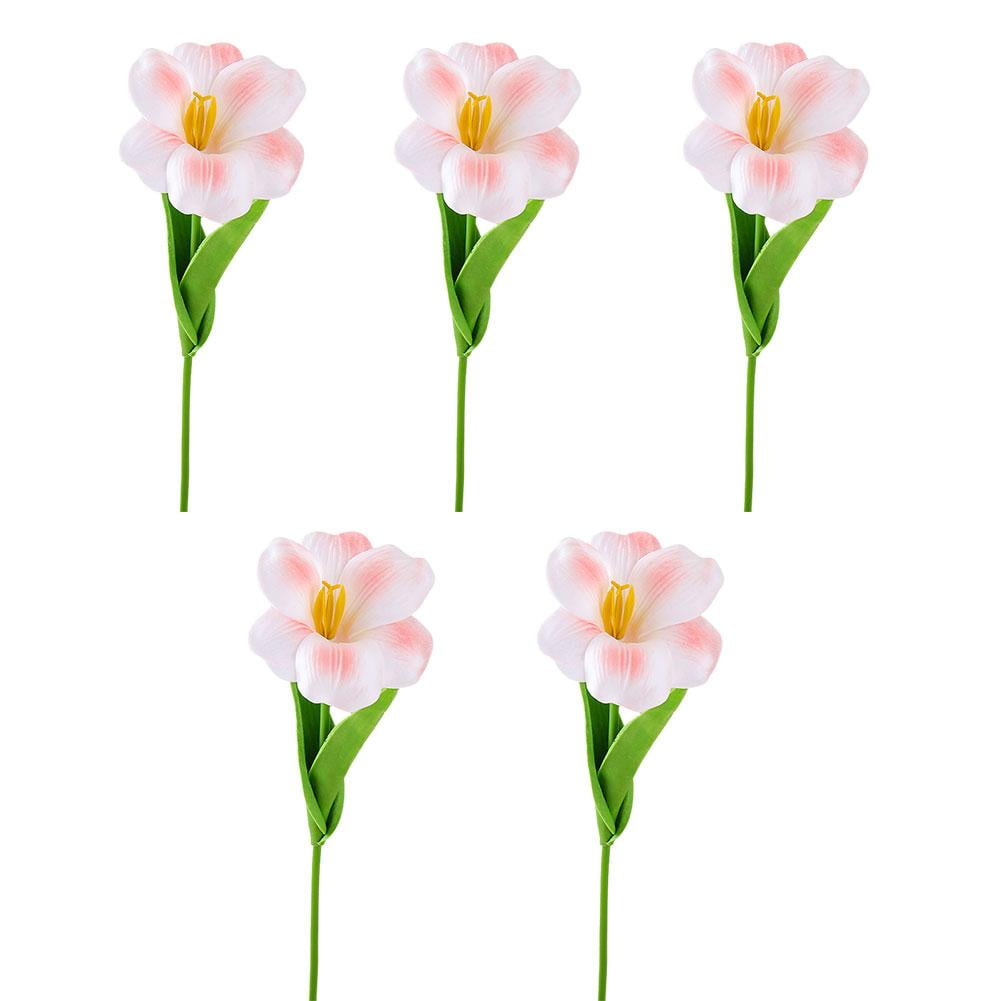 5PA Tulips Artificial er,Spring Tulips ers Bouquets,11.81in Faux er ...