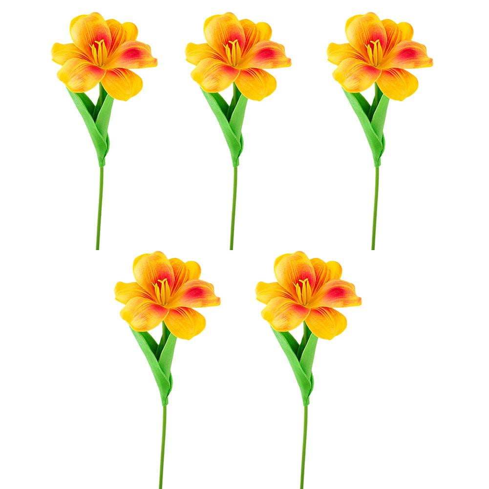 5PA Tulips Artificial er,Spring Tulips ers Bouquets,11.81in Faux er ...