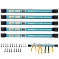 5PACK 16inch Heavy Duty Magnet Tool Bar,Magnetic Tool Holder,Magnetic ...