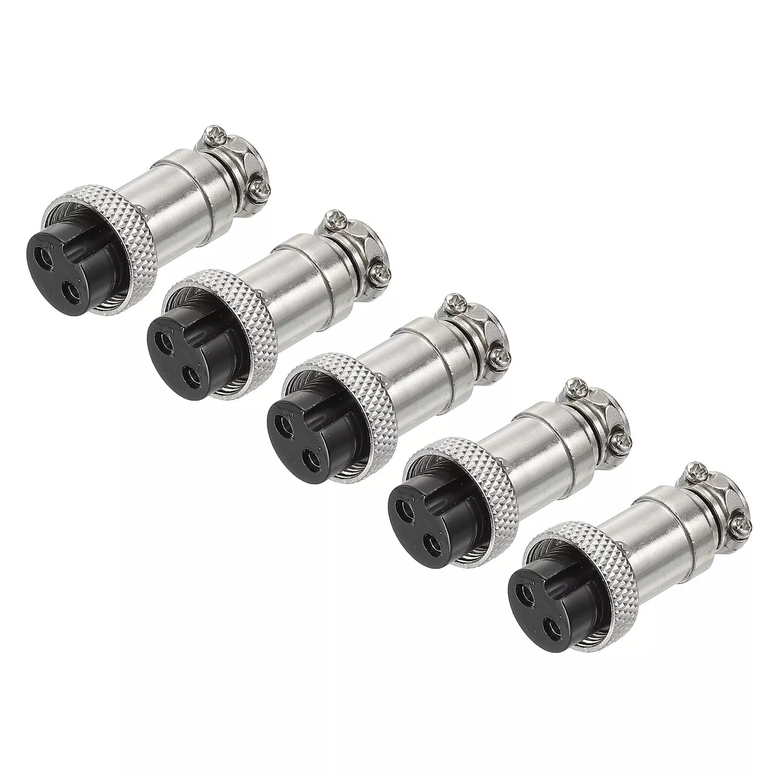 5PACK Aviation Connector GX16 2 Pin Female Wire Panel Docking Connector ...