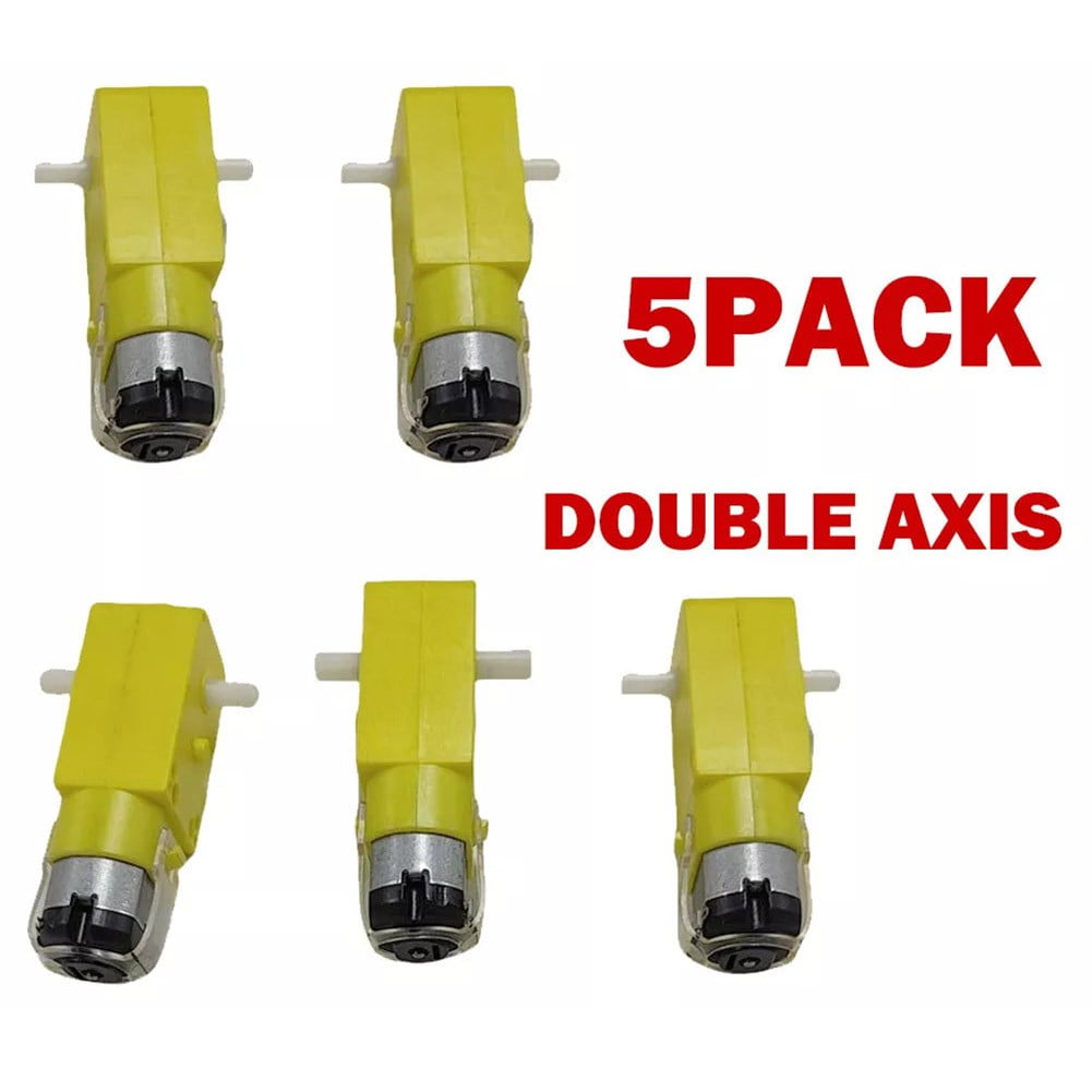 5Pack Gear Motor for Arduino Intelligent Car Tt Motor Robot Dc3V-6V 1: ...