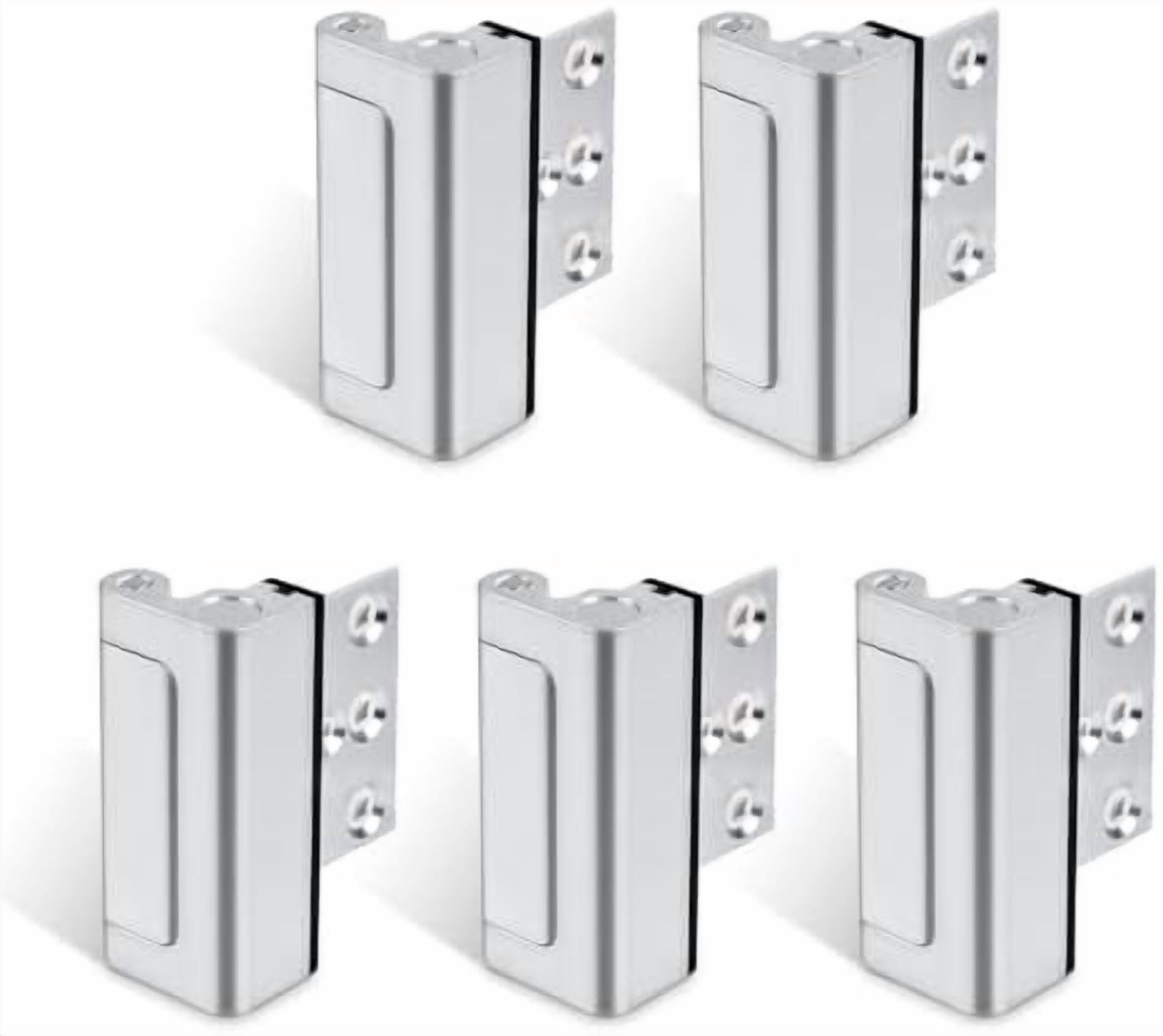 5PACK Home Security Door Reinforcement Lock Childproof, Add High ...