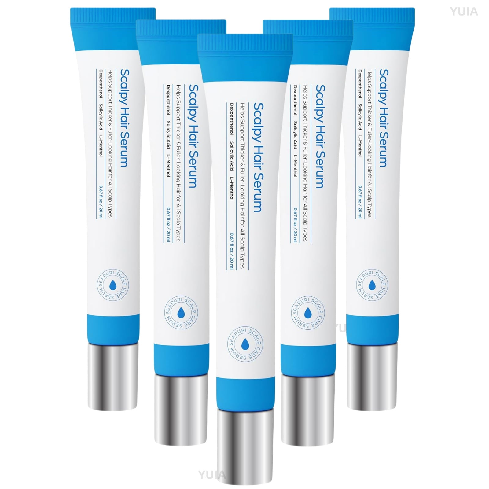 (5PACKS) Seapuri Scalpy Hair Serum for Women, Scalp Care for Healthy ...