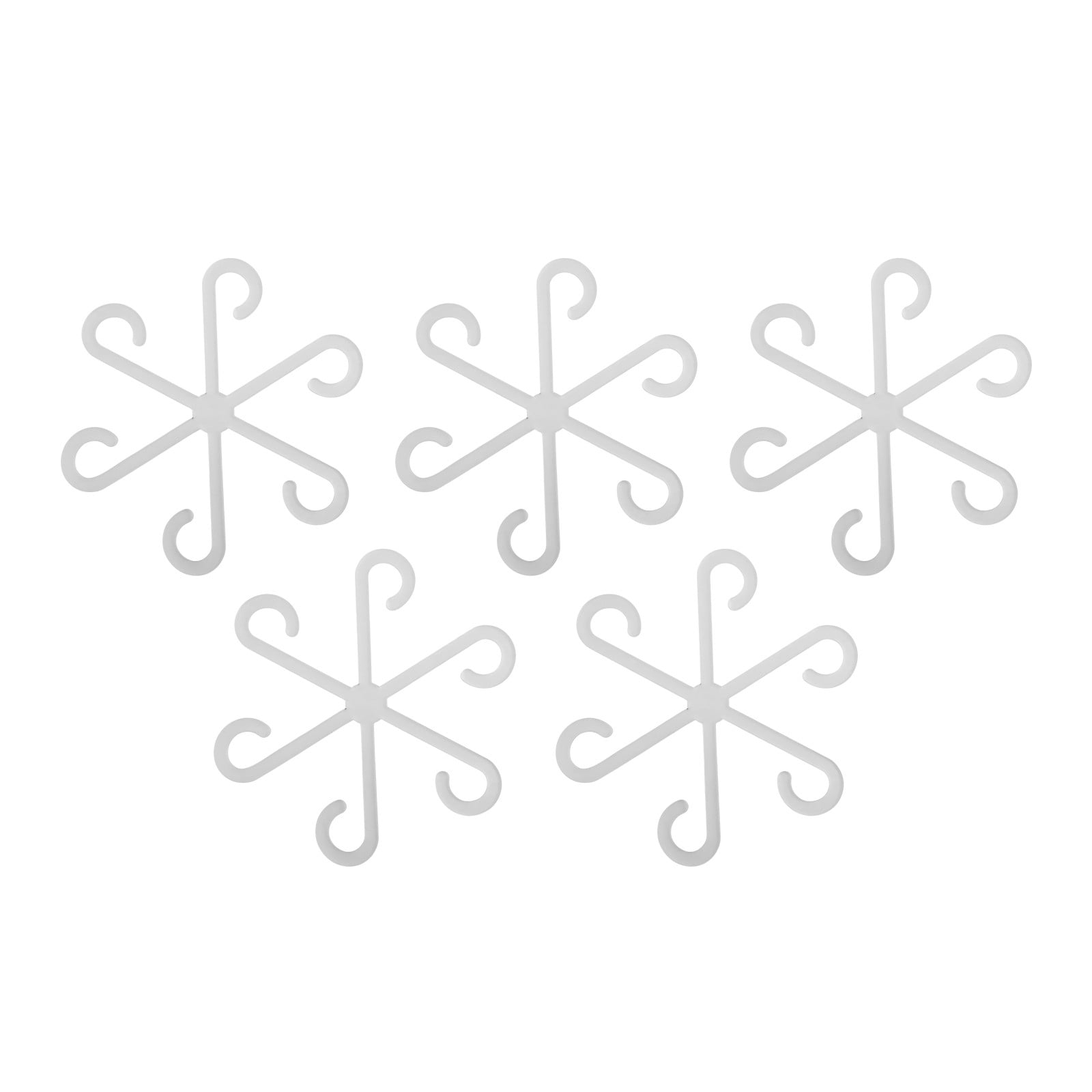 5PC Acrylic Plant Growth Support Bracket Flower Diameter Fixer Leaf ...